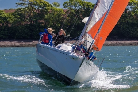 Keelboat Sailing with RYA Level 2 Basic Skills, North Wales